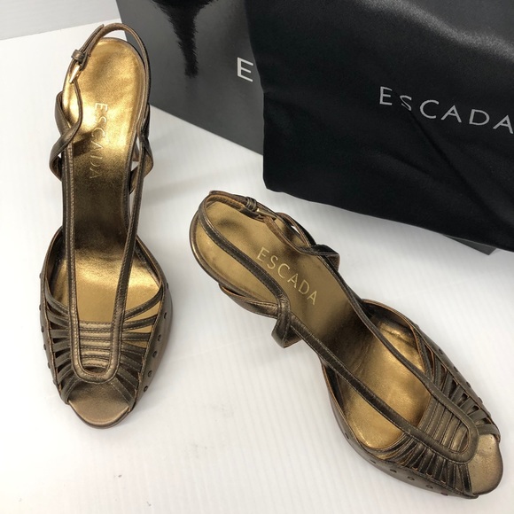Shoes | Escada Artikel Style Heels Sandals | Poshmark